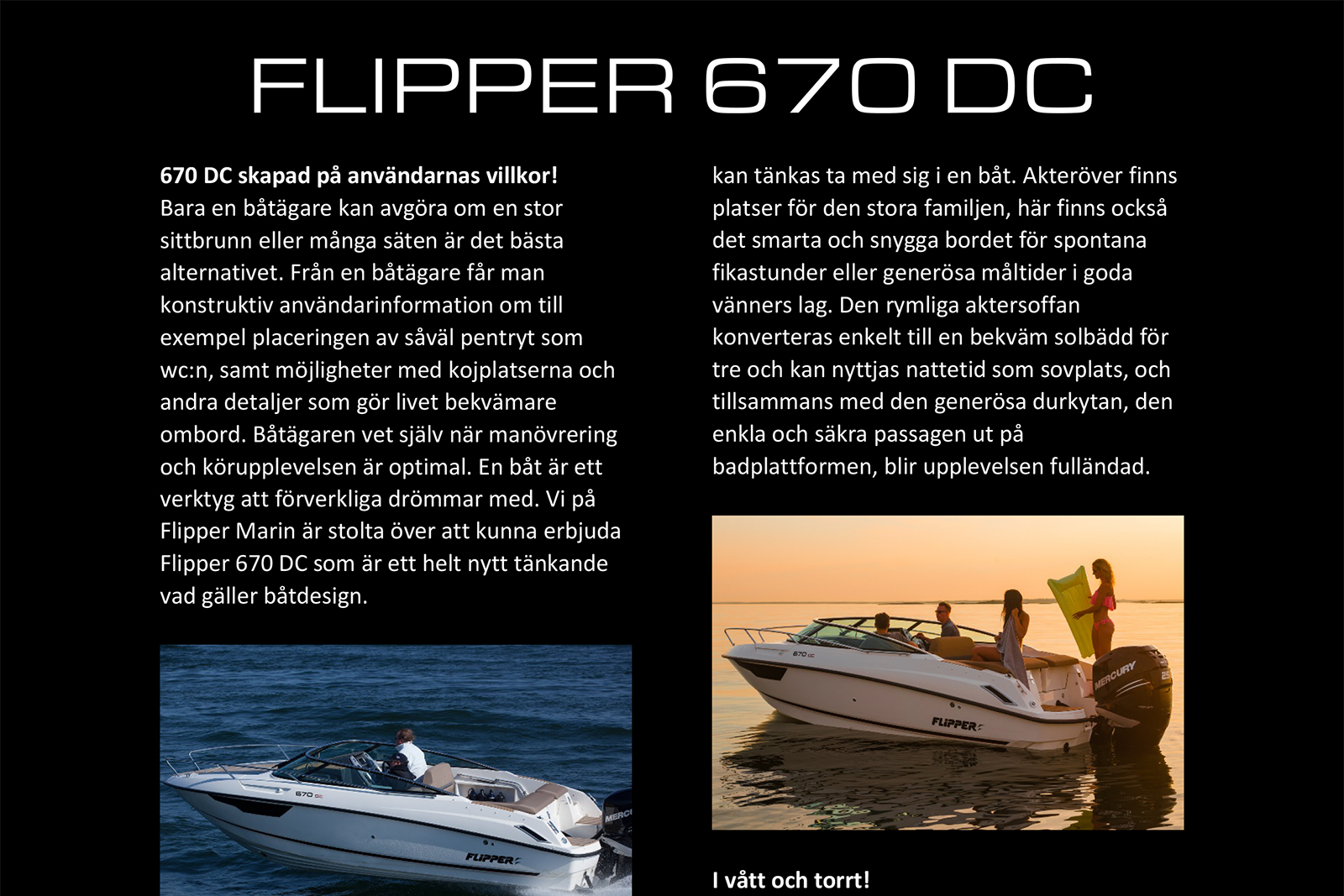 HAMNEN TESTAR FLIPPER 670 DC | Flipper Marin